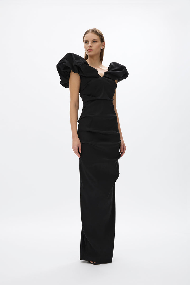 Frey Gown Black | Shop Rachel Gilbert Online
