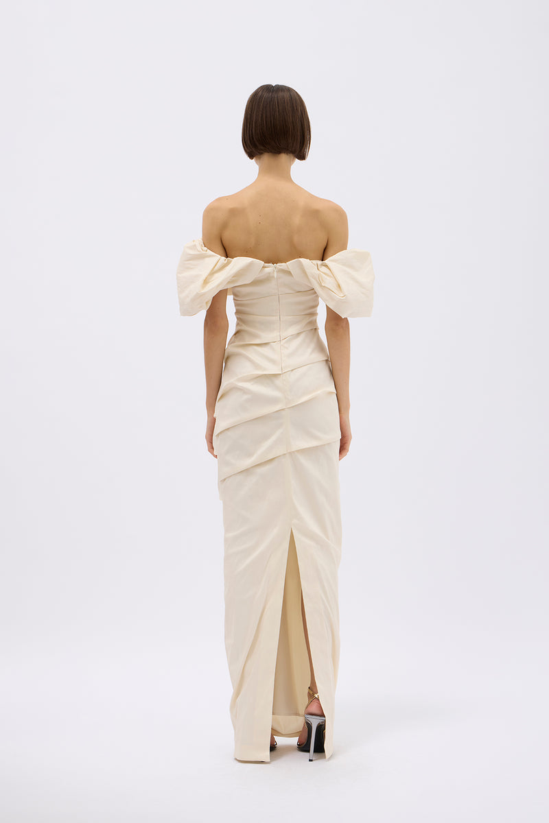 Frey Gown Coconut | Shop Rachel Gilbert Online