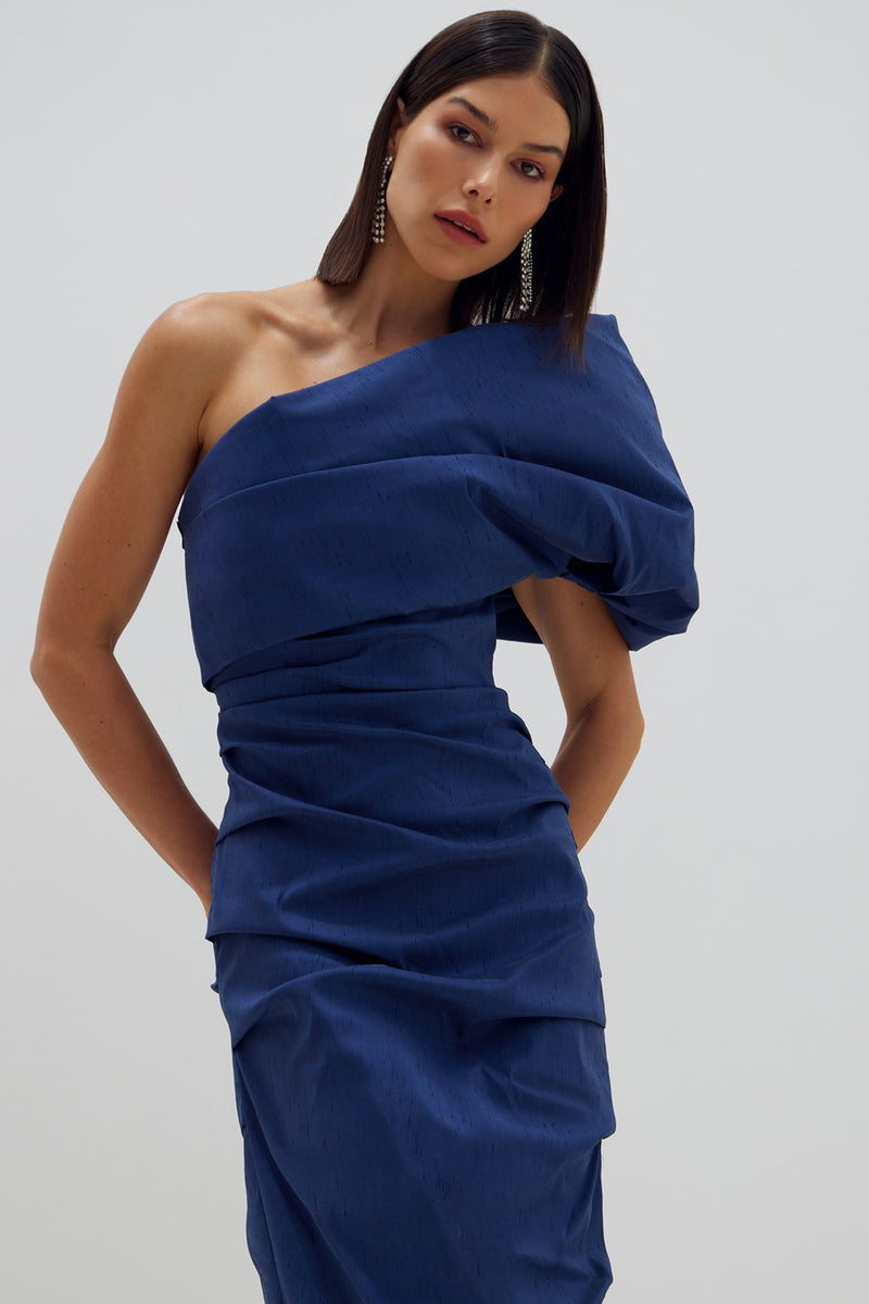 Kat Gown in Navy | Shop Rachel Gilbert Online